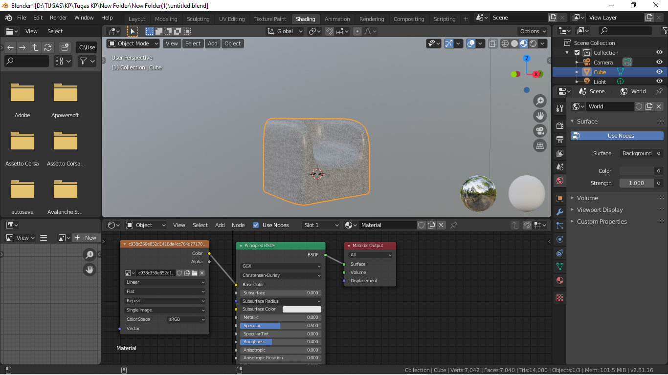 Tutorial Membuat Sofa Sederhana Menggunakan Software Blender 3D | Berita | Gamelab Indonesia